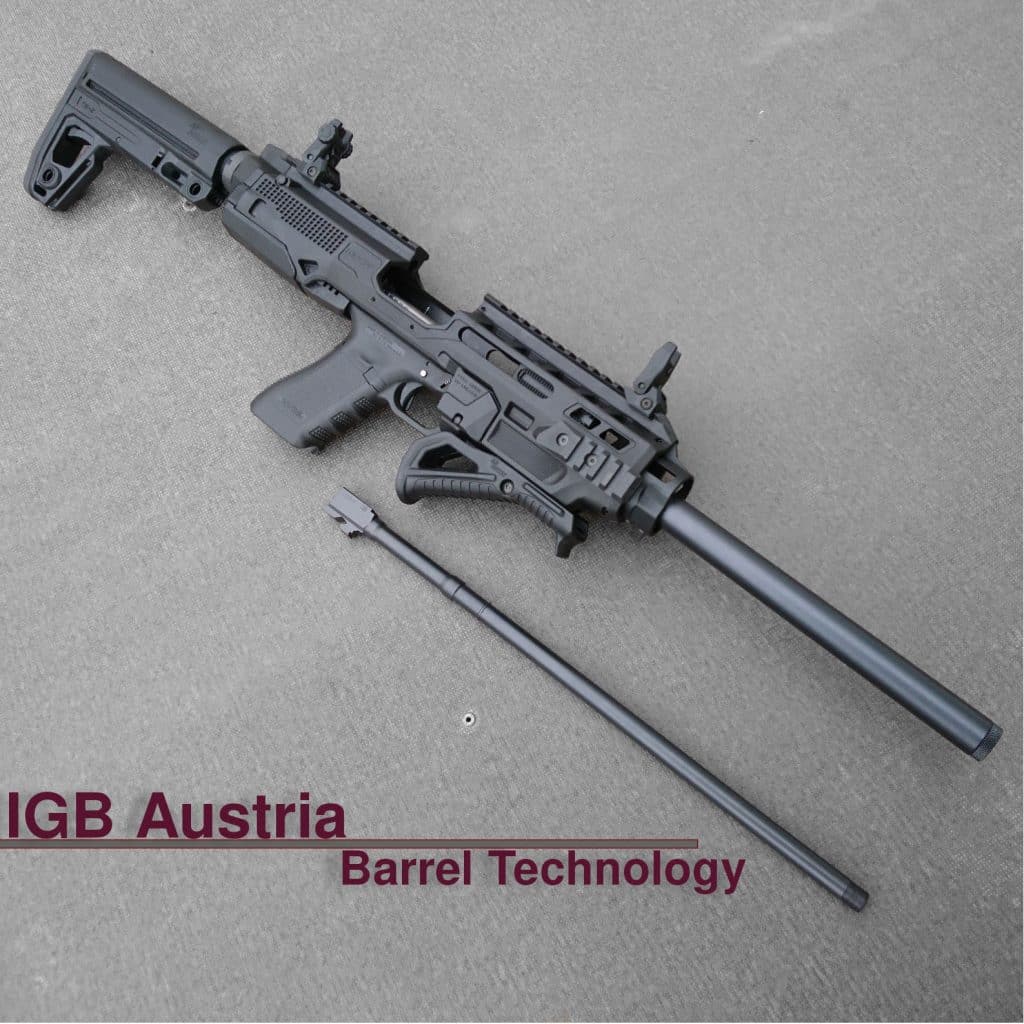 Gen 3 & 4 Glock 16" Barrel - IGB Austria Match Grade Hexagonal 16 ...