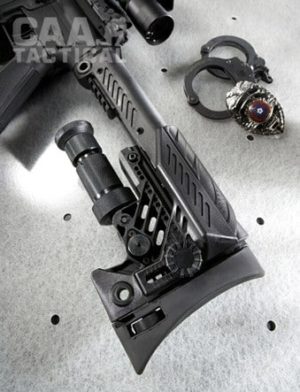 SRS CAA Tactical Sniper Stock with leg for A2 Rifle and SR25 - YRSInc