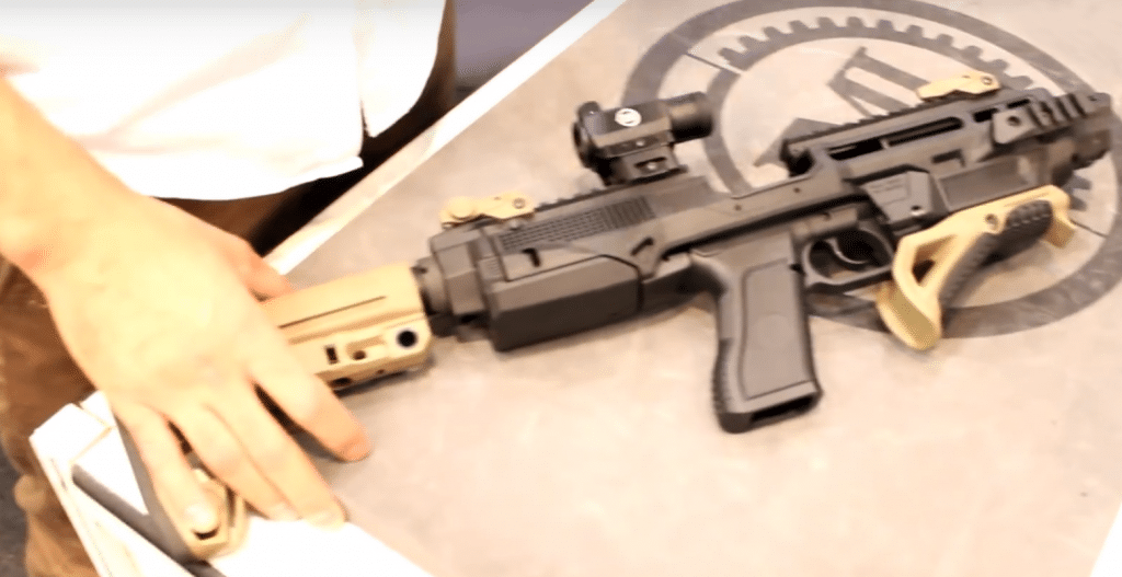 KIDON IMI Defense Innovative Pistol to Carbine Platform for Sig Sauer ...