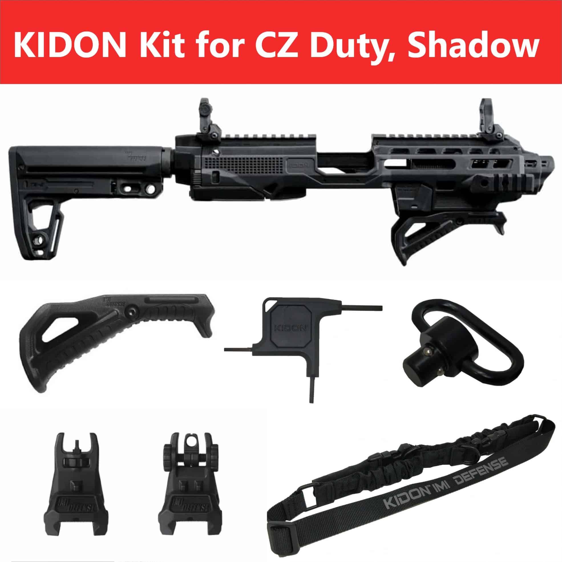 KIDON IMI Defense Universal Pistol Conversion Kit for CZ 75 Duty, P-07 ...