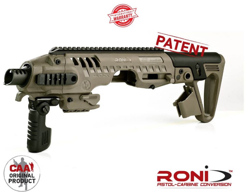 RONI G2-9 CAA Tactical PDW Conversion Kit for Glock 17, 18, 19, 22, 23 ...