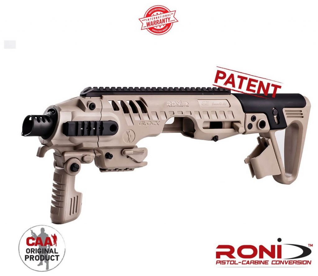 RONI G2-9 CAA Tactical PDW Conversion Kit for Glock 17, 18, 19, 22, 23 ...