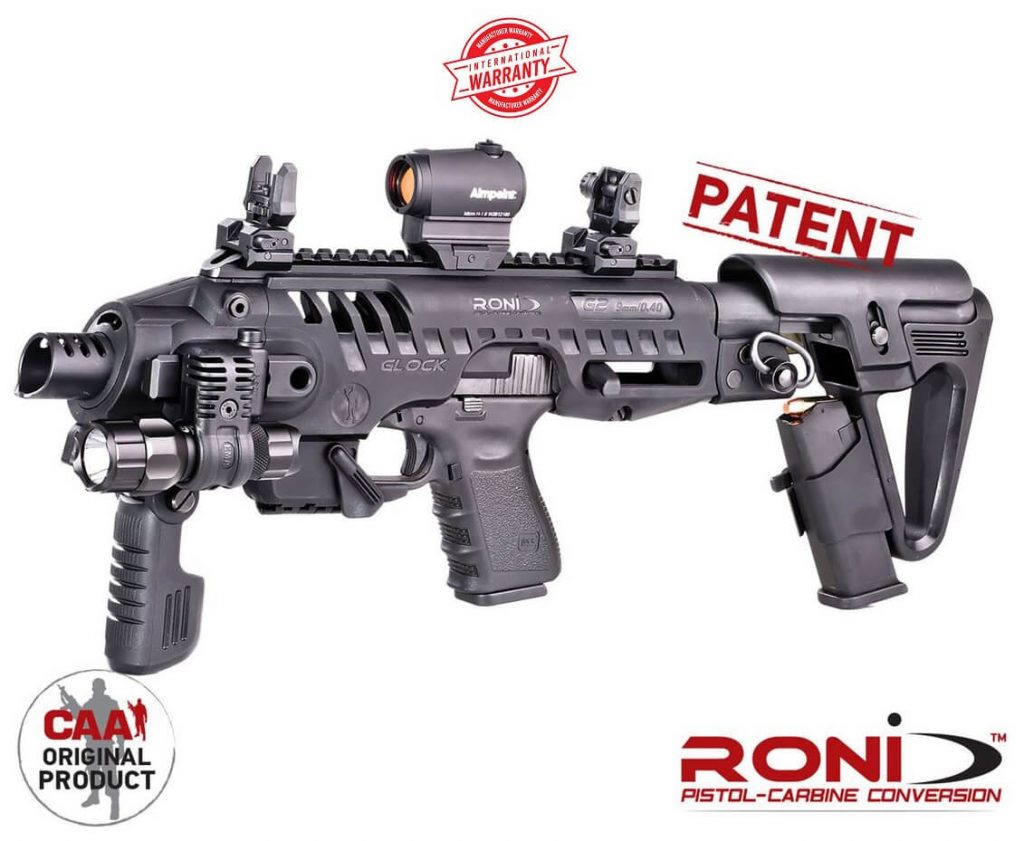 RONI G2-9 CAA Tactical PDW Conversion Kit for Glock 17, 18, 19, 22, 23 ...