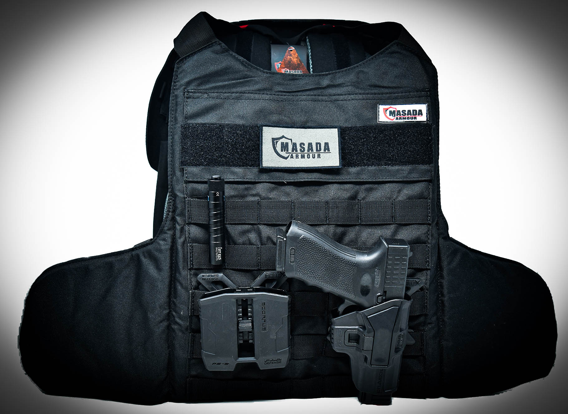"MASADA Bulletproof Backpack Full Body Armor Converts to Bulletproof ...