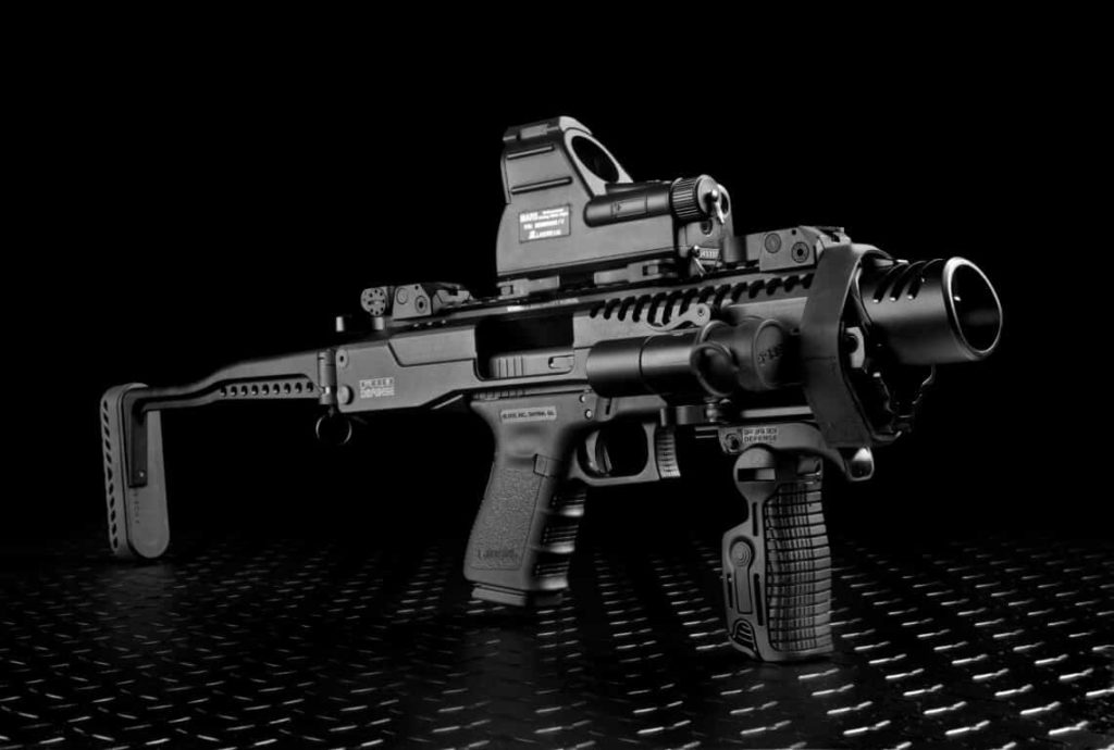 NON NFA KPOS G2C with IGB 16" Hexagonal Barrel for Glock 20, 21 .10auto ...